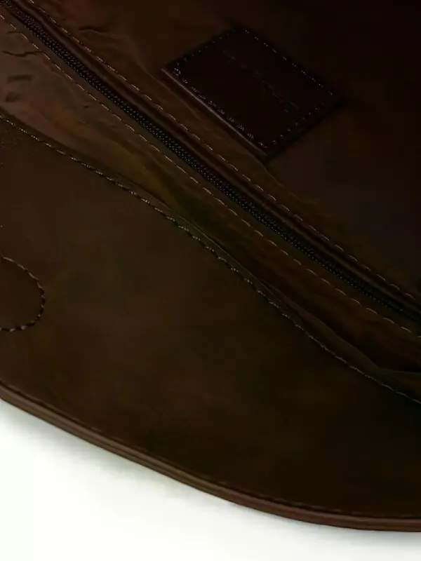 Desigual Embossed Studded Satchel - Brown