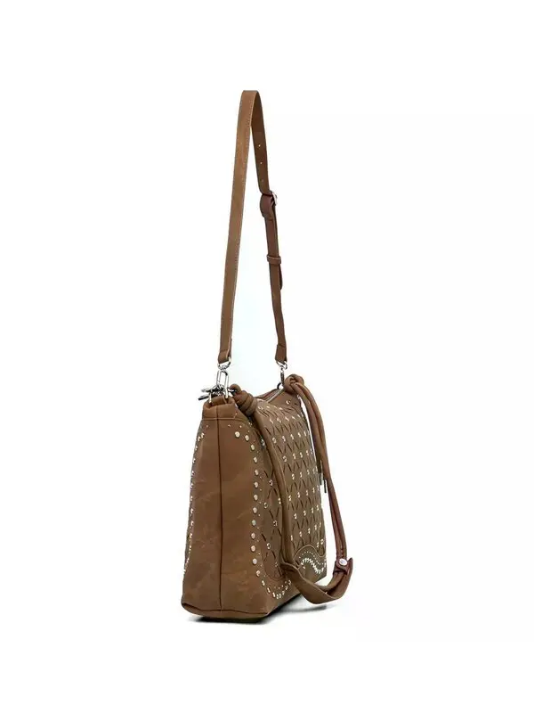 Desigual Mini Yankee Leiria Studded Shoulder Bag