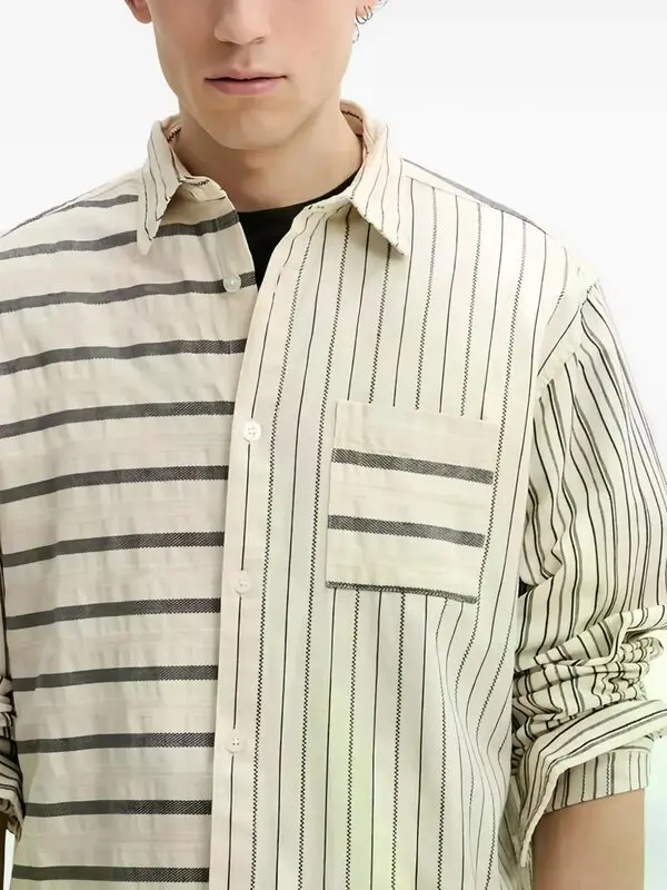 Desigual Jack Patch-pocket Striped Shirt