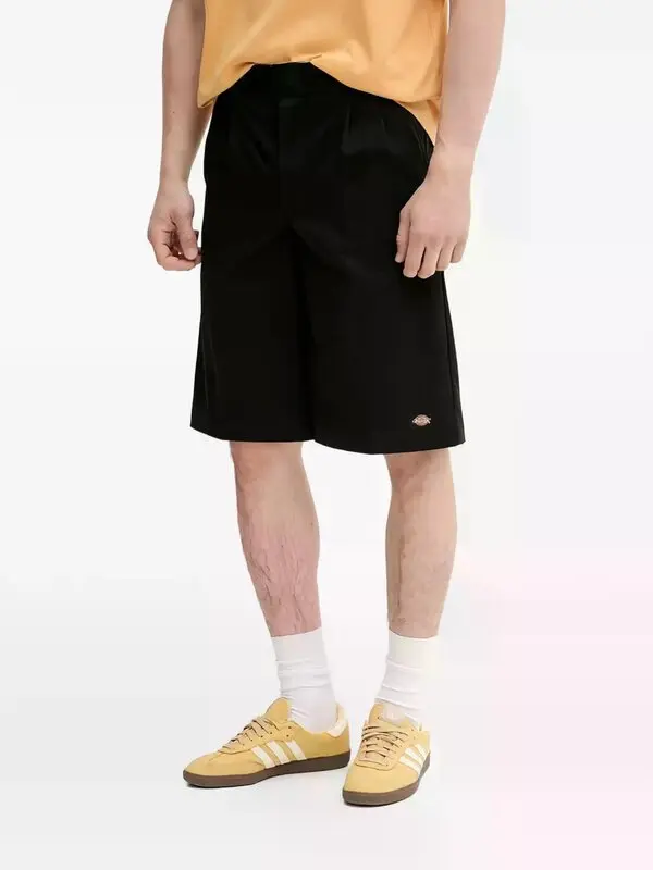 Dickies Pleated Logo Shorts - Black