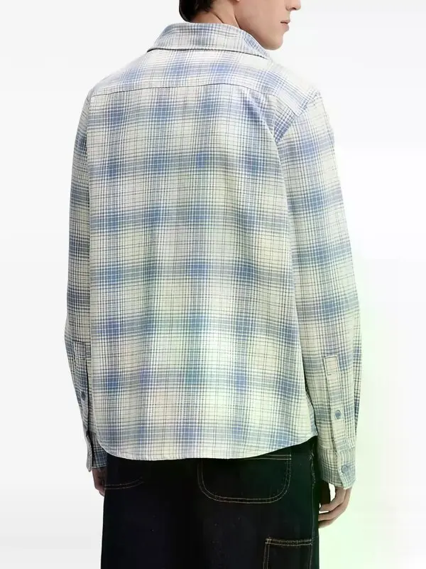 Dickies Plaid-pattern Chest-pocket Shirt