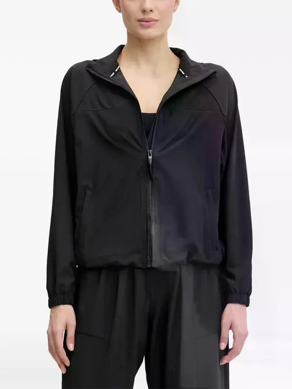 Dkny Zip Hooded Jacket - Black