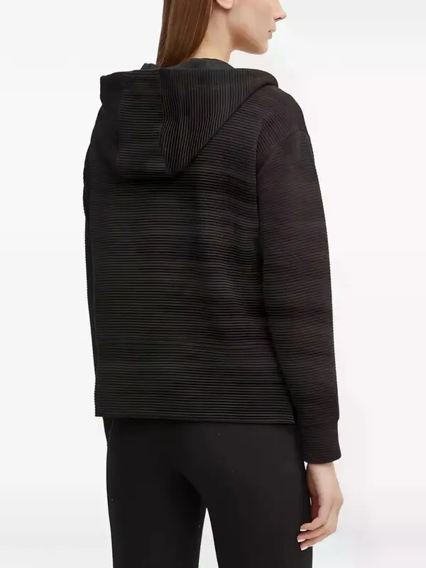 Dkny Ribbed Zip Hoodie