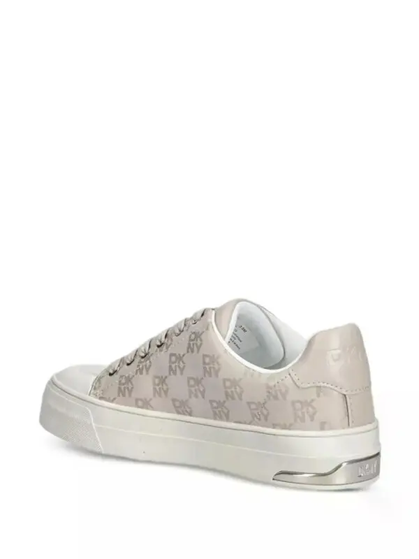 Dkny Logo Print Sneakers - Neutrals