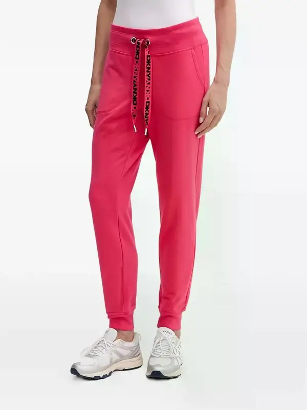 Dkny Logo Drawstring Trousers - Pink