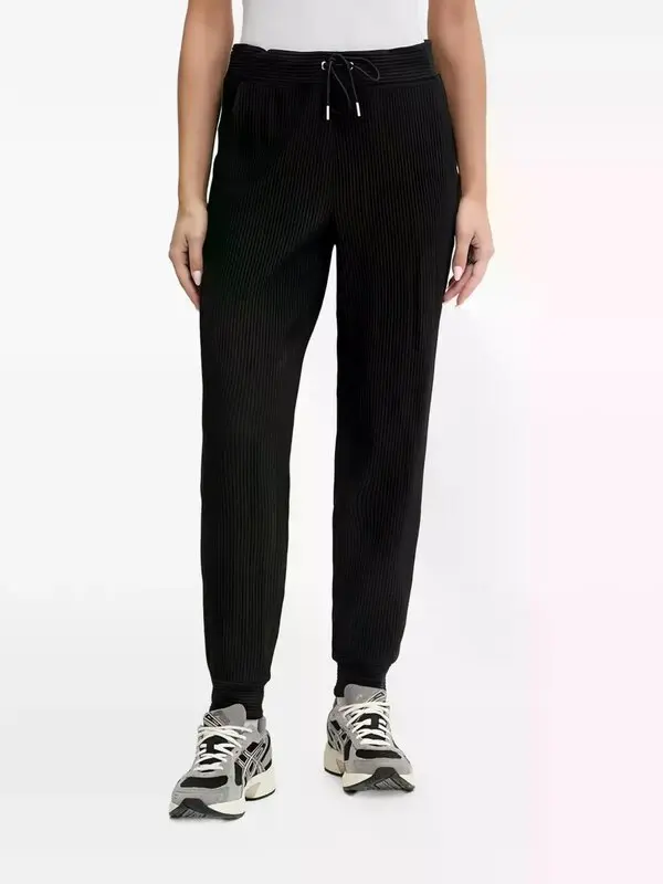 Dkny Logo-patch Track Pants - Black