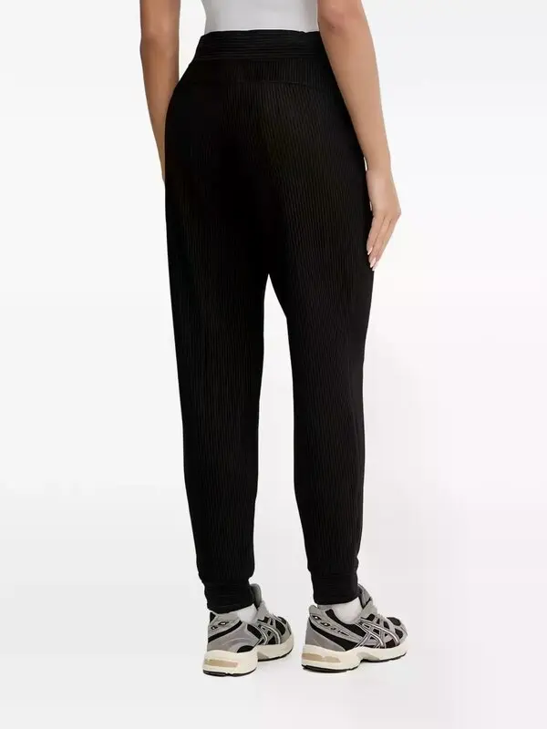 Dkny Logo-patch Track Pants - Black