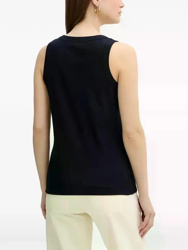 Luisa Spagnoli Embroidered Tank Top