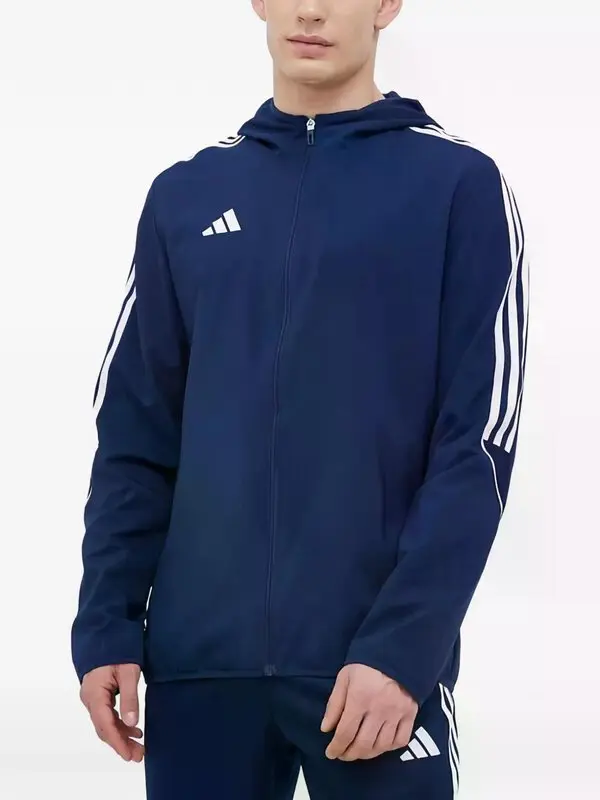 Adidas Logo-print Lightweight Jacket - Blue