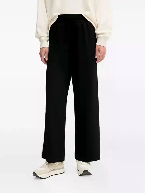 Dkny Side-stripe Trousers - Black