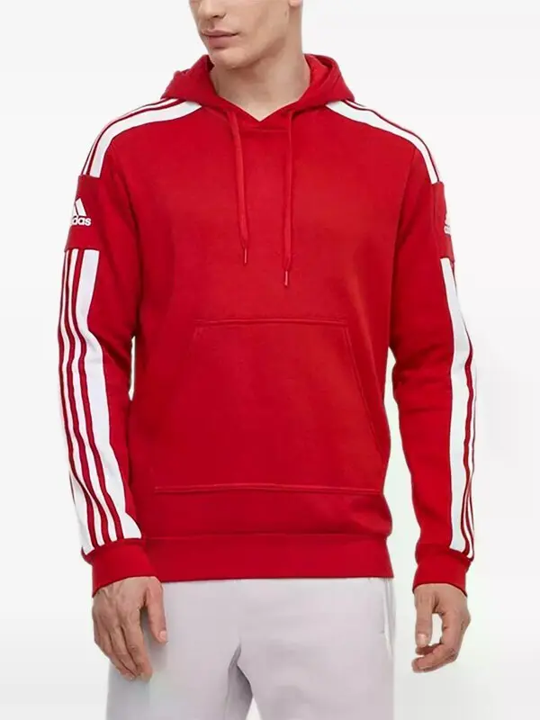 Adidas Striped Hoodie - Red