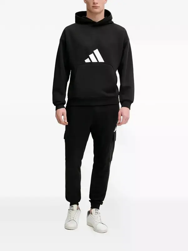 Adidas Future Icons 3 Bar Logo Hoodie - Black