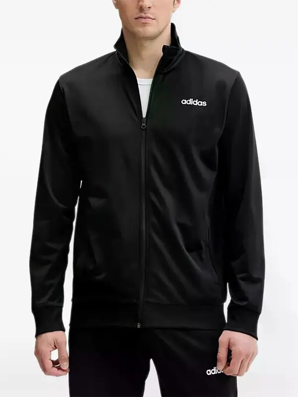 Adidas Linear Logo-print Tracksuit - Black