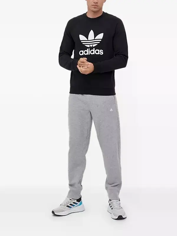 Adidas Logo-print Sweatshirt - Black