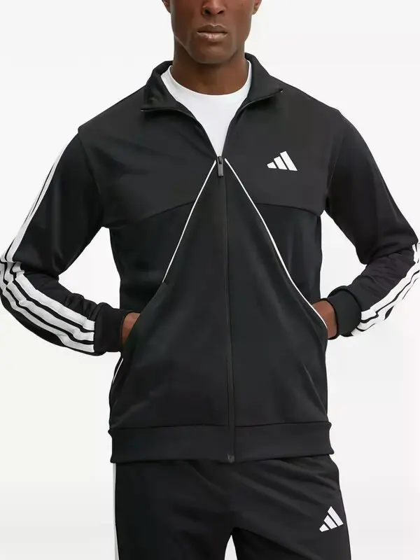 Adidas Logo-detail Tracksuit Set - Black