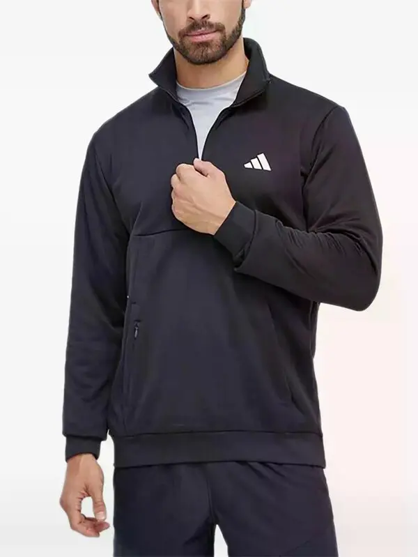 Adidas Half-zip Sweatshirt - Black
