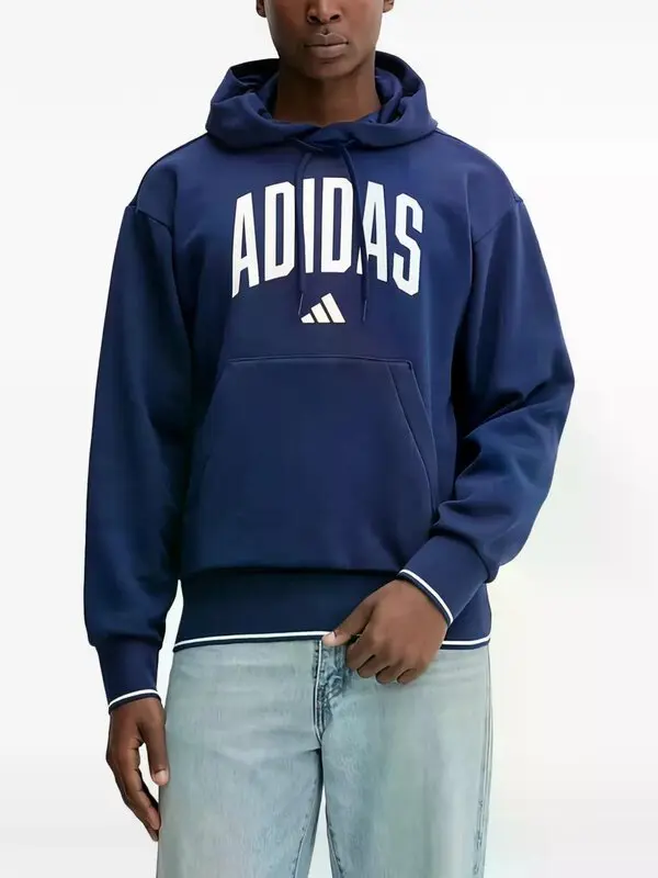 Adidas Logo Hoodie - Blue