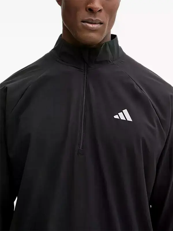 Adidas Quarter-zip Long-sleeved Sweatshirt