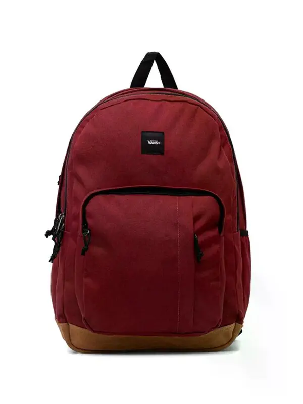 VANS Logo-patch Pocket Backpack - Red
