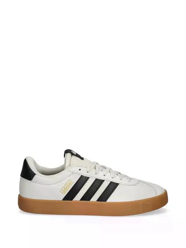 Adidas Vl Court 3.0 Striped Sneakers - Neutrals