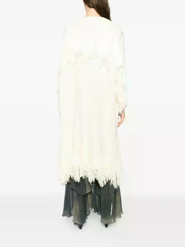 Chloé Fringe Long Cardigan
