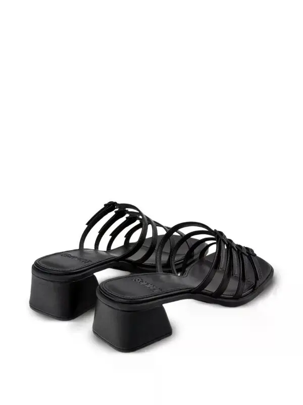 Camper Kora Strappy Sandals - Black