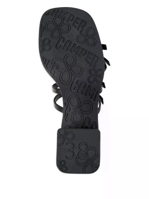 Camper Kora Strappy Sandals - Black