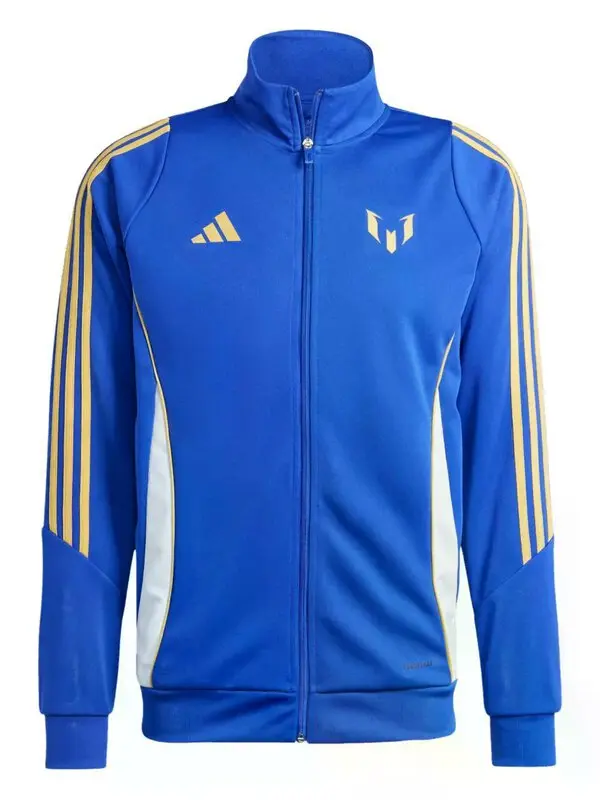 Adidas Three-stripe Track Jacket - Blue