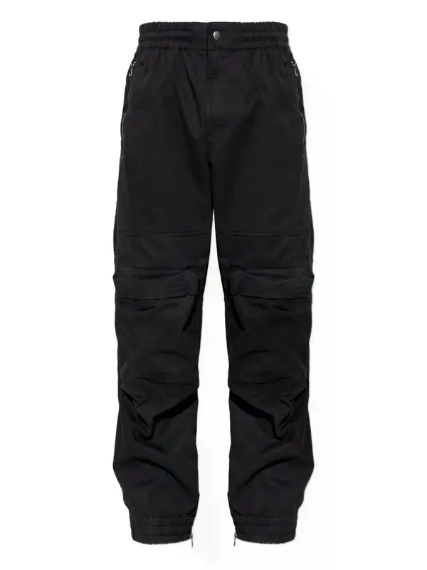 DIESEL® Zipped-pocket Trousers - Black