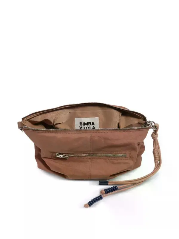 Bimba Y Lola Zip Tassel Mini Bag - Brown