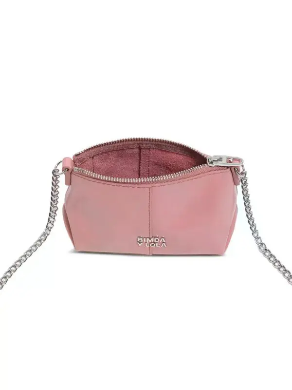Bimba Y Lola Micro Crossbody Bag With Chain Strap - Pink