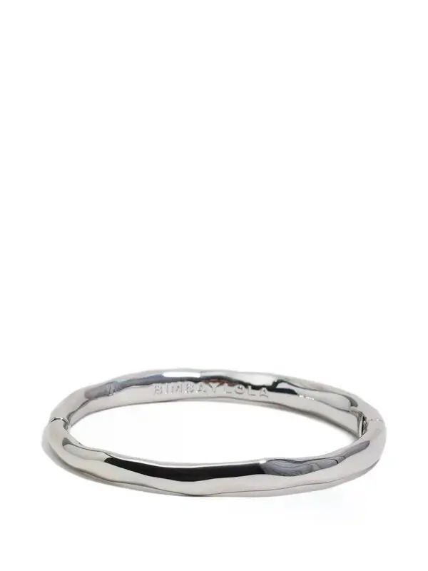 Bimba Y Lola Textured Bangle Bracelet - Silver