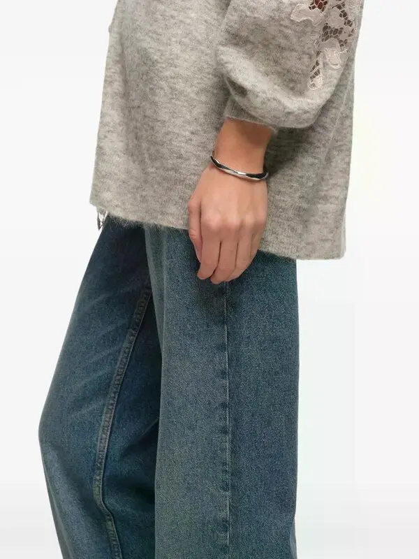 Bimba Y Lola Irregular Bangle Bracelet - Silver