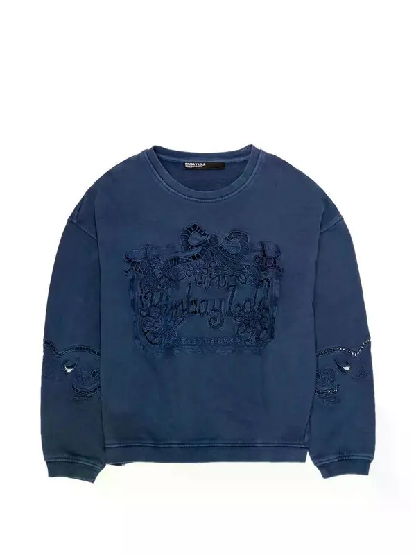 Bimba Y Lola Cut-out Sweater - Blue