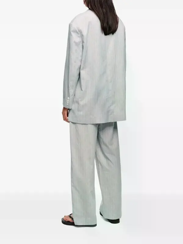 Bimba Y Lola Pinstripe Single-button Blazer