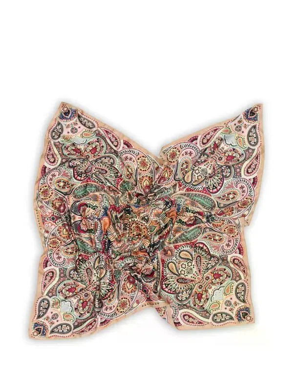 Bimba Y Lola Paisley Print Scarf