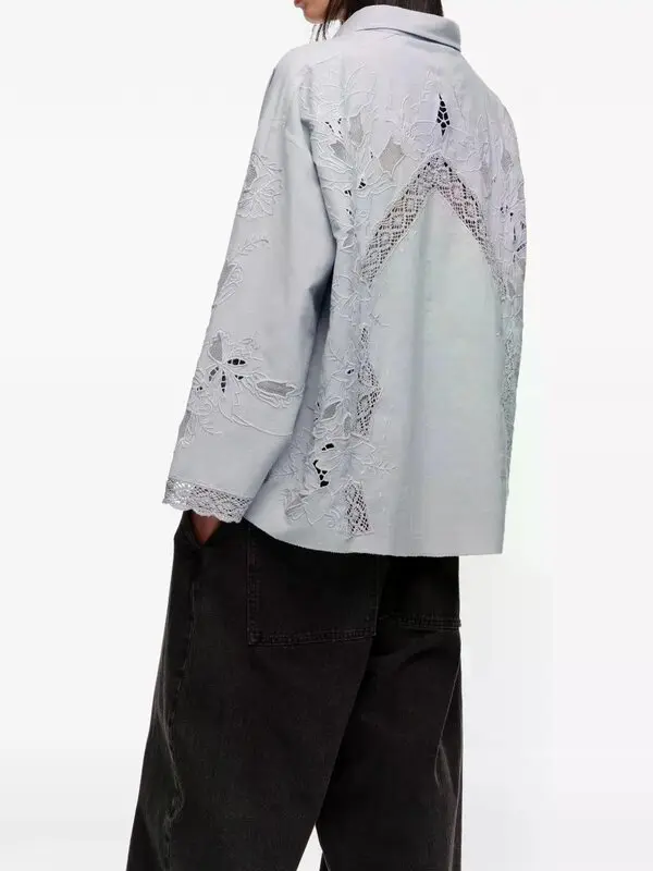Bimba Y Lola Floral Embroidered Shirt