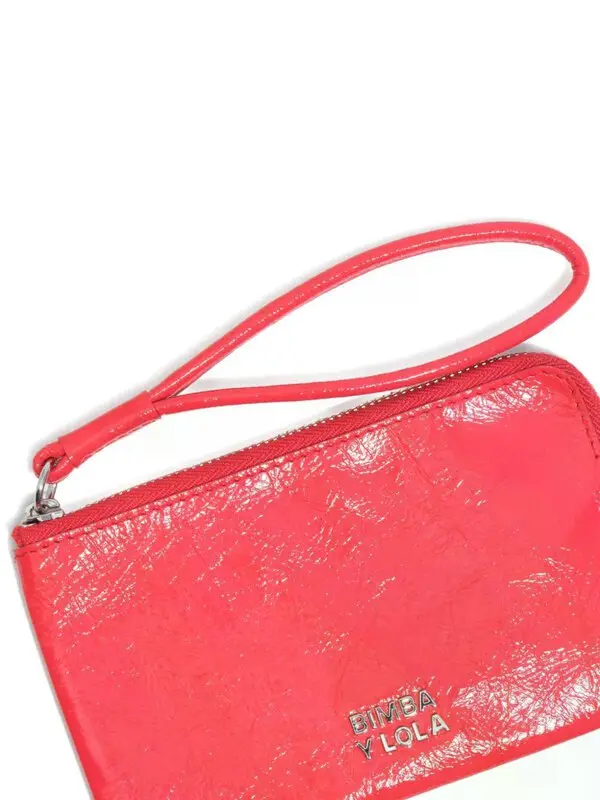 Bimba Y Lola Zip Leather Purse - Red