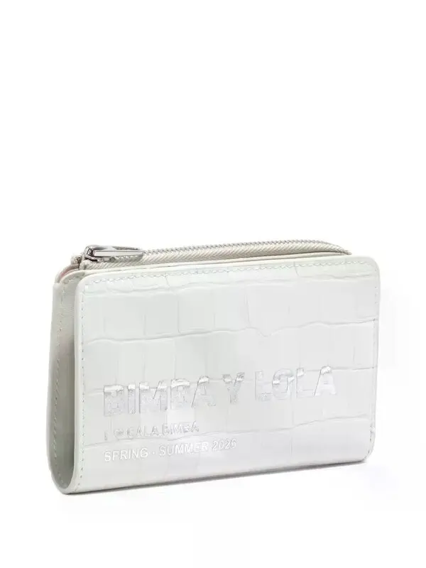 Bimba Y Lola Embossed Zip Wallet - Grey