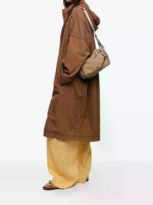 Bimba Y Lola Medium Zip Crossbody Bag With Rope Detail - Neutrals