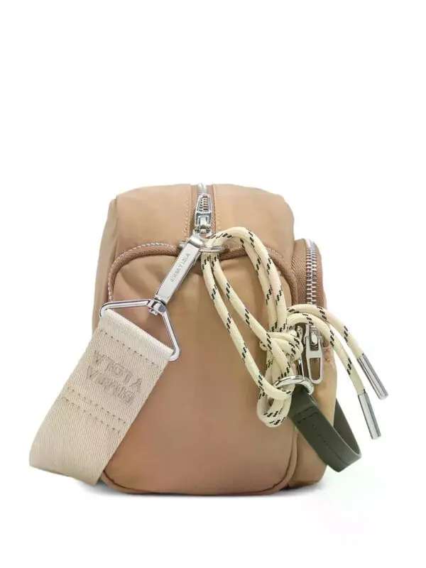 Bimba Y Lola Medium Zip Crossbody Bag With Rope Detail - Neutrals