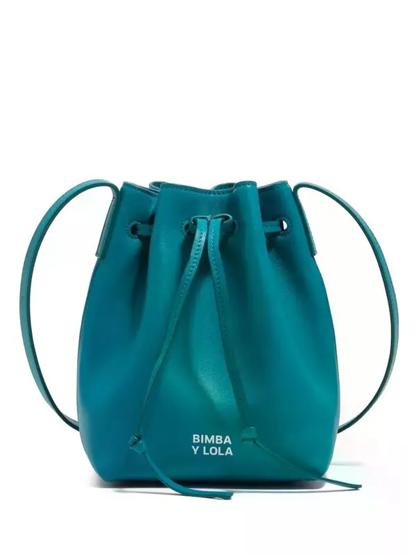 Bimba Y Lola Drawstring Bucket Mini Bag - Blue