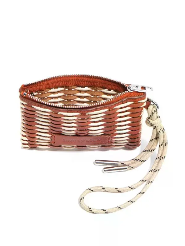Bimba Y Lola Woven Cord Wallet - Brown