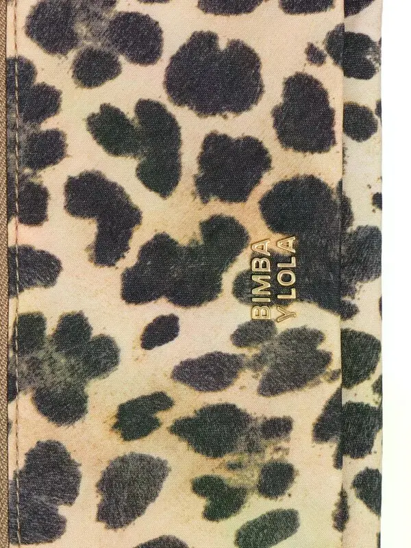 Bimba Y Lola Leopard-print Zip Wallet - Neutrals