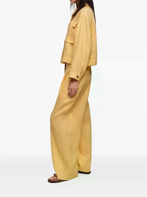 Bimba Y Lola Patch Pocket Jacket - Yellow