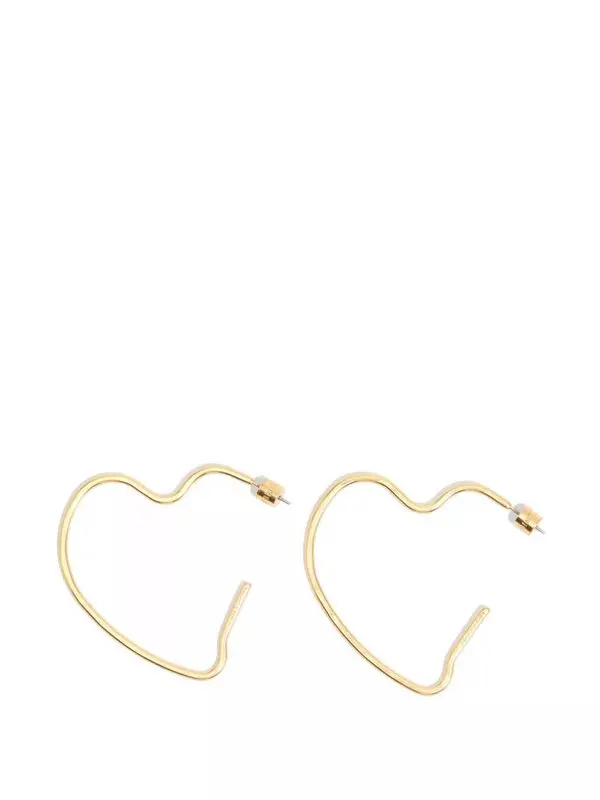 Bimba Y Lola Heart Earrings - Gold
