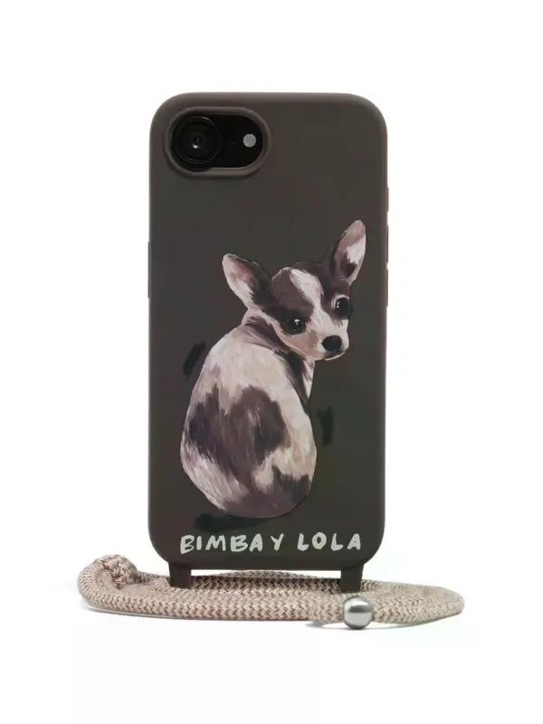 Bimba Y Lola Graphic Iphone 16 Case - Brown