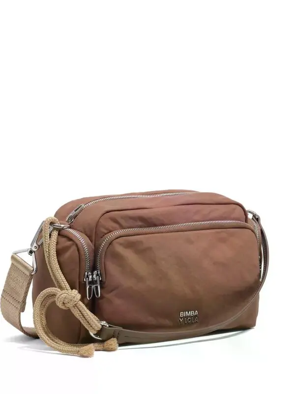Bimba Y Lola Zip Rope Mini Bag - Brown