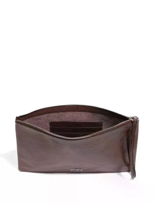 Bimba Y Lola Cow Leather Wristlet