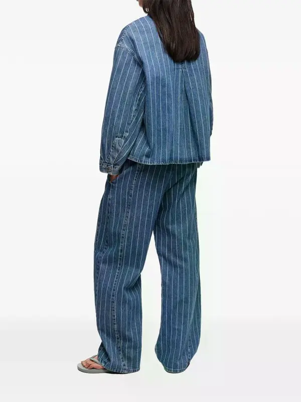Bimba Y Lola Striped Jeans - Blue